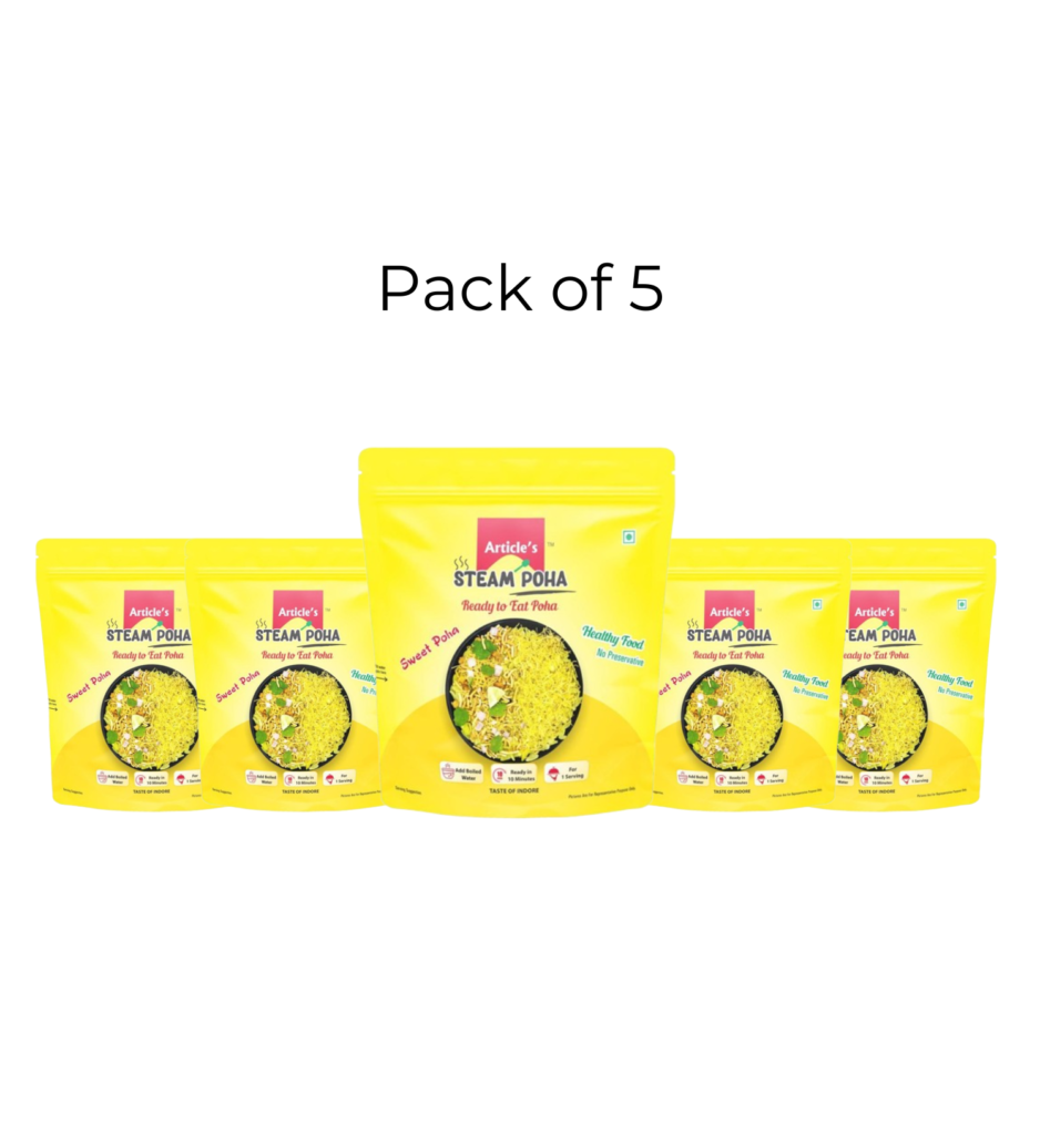 Ready to eat steam Poha - Food article